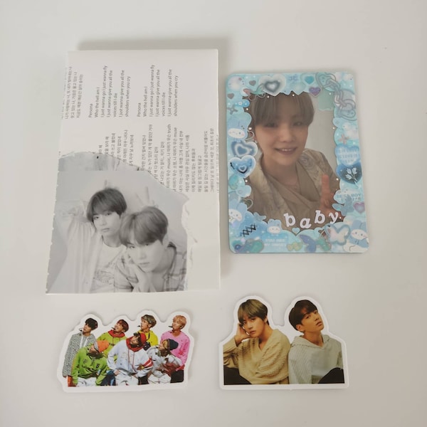 KPOP DECO STICKERS | Bear Bunny Kawaii Cute Korean Japanese Toploader ...