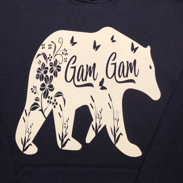 Gam Gam Bear SVG PNG DXF Cut Files for Cricut and Silhouette, Gam Gam ...