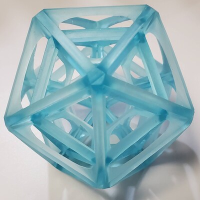 Vortex Cubed Kinetic Sculpture 3D Printed Iridescent Decor Fidget ...