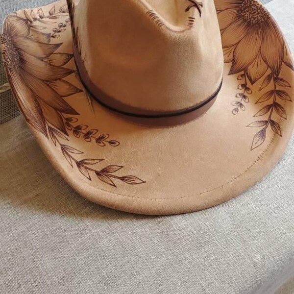 Faith Can Move MOUNTAINS- Authentic Hand Burned Hat, Wild Child, Best ...