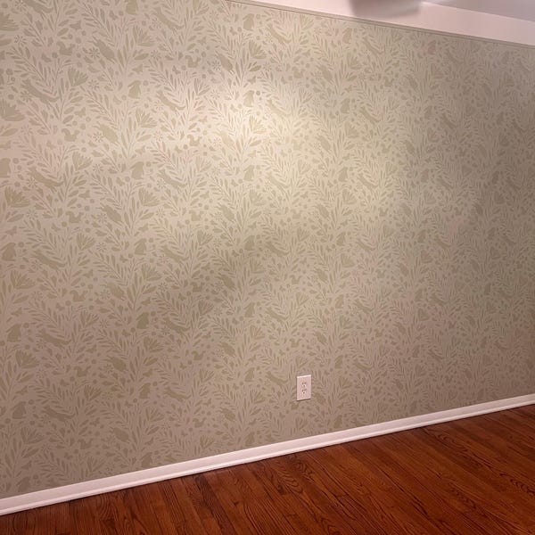 Brick Stencil - Brick Stencils, Wall Stencil, Large Wall Stencil, Brick ...