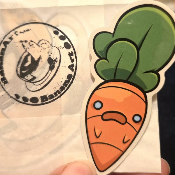 Kawaii Distressed Carrot Artisan Keycap - Etsy