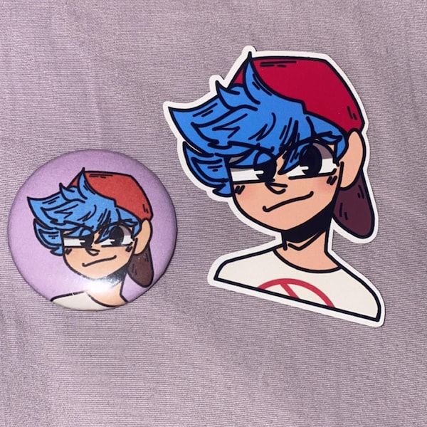 Friday Night Funkin FNF Stickers and Buttons - Etsy