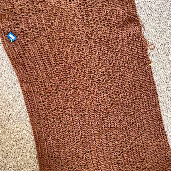 Filet Crochet Blanket Pattern | Bee Blanket Crochet Pattern | Filet ...