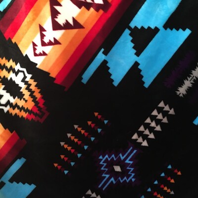 Native American Style Design Super Soft Plush Reversible Full Size ...