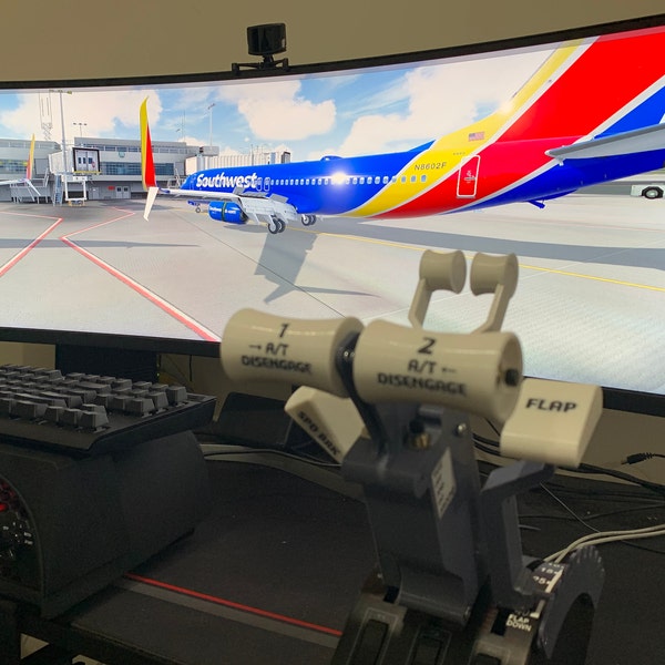 Boeing 737 Full Electronic Thrust Lever Set for Saitek/logitech ...