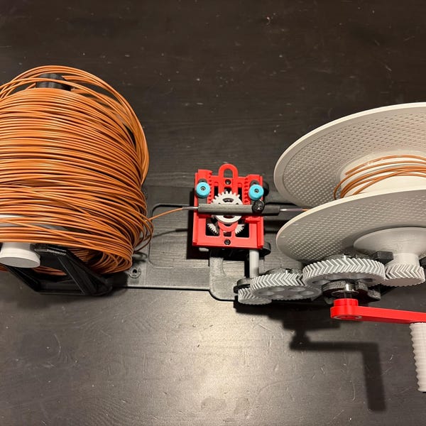 Bambu Lab 3D Printing Filament Spool Switcher / Winder / Respooler ...
