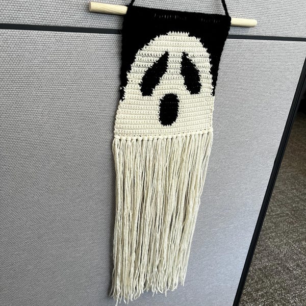 Ghost Tapestry Crochet Pattern / Wall Hanging / Instant Download ...