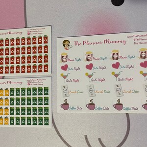 56 X Swimming Lesson Reminder Planner Stickers Swim Organiser | Etsy