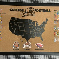 Printable College Football Stadium Map - Digital Download - Etsy Canada
