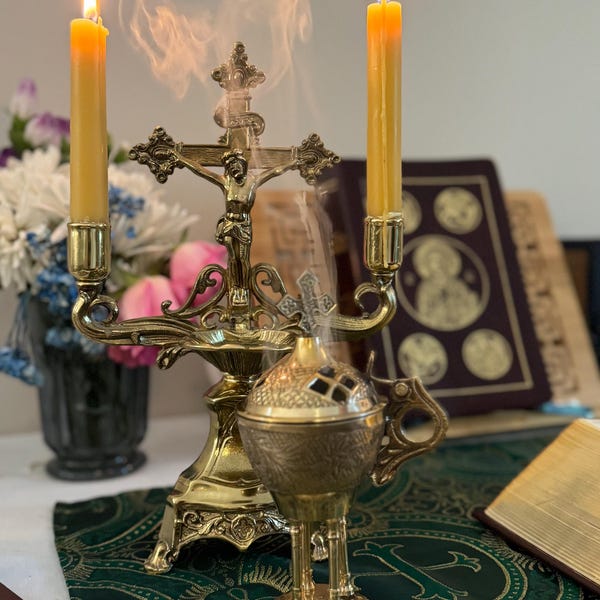 Chrome Catholic Incense Kit - Etsy