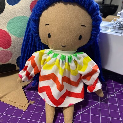 Doll Pattern and Detailed Instructions in English 8/20 Cm Tall - Etsy