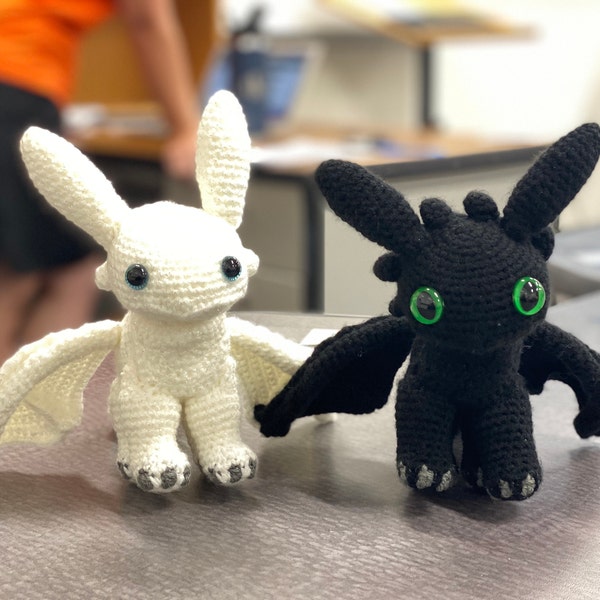 Crochet Night Fury Pattern/toothless Crochet Pattern/toothless and ...