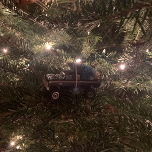Ford F-150 Pickup Raptor Carrying Christmas Tree Yellow Ford - Etsy