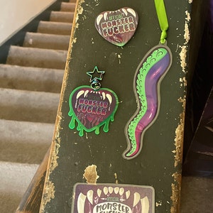 Monster Lover/ Fker Permit Laminated Holographic - Etsy