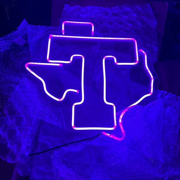 Sam Houston State University Bearkat Paw LED Neon Sign 20 W X 16.6 H ...