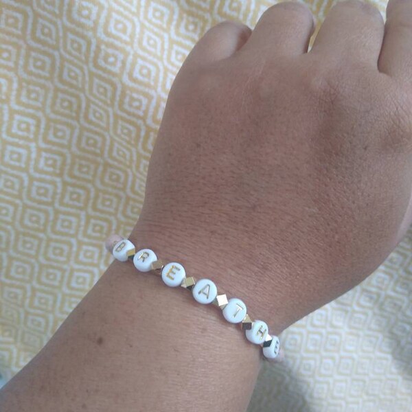 Custom Letter Bracelets ~ 22k Gold Diffuser Bracelets ~ Aromatherapy ...