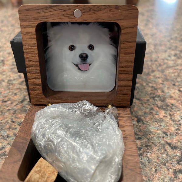 Custom Wooden Pet Fur Keepsake,wooden Pet Memorial Box,personalized Pet ...