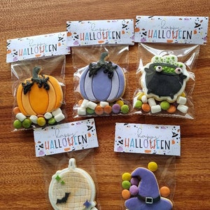 Happy Halloween Treat Bag Toppers/ Cookie Treat Bag Toppers/ Printable ...