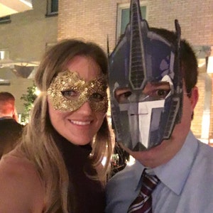 Sequined Gold Masquerade Mask With Rhinestones and Embroidery ...
