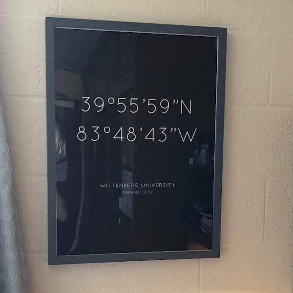 Minimalist Coordinates Print, Custom GPS Coordinates Location ... Minimalist Coordinates Print, Custom GPS Coordinates Location ...