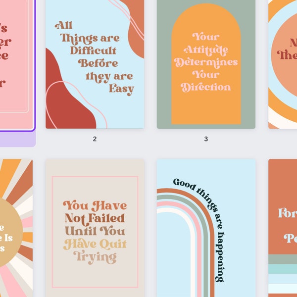 Growth Mindset Editable Classroom Printable Posters, Neutral Boho ...