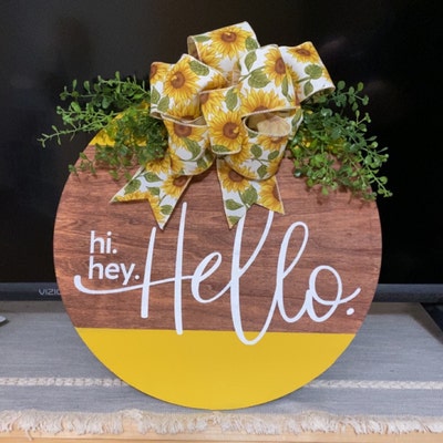 Hi. Hey. Hello. SVG Welcome Design - Etsy
