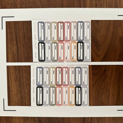 Utility Bills Printable Doodle Icon Stickers Digital Planner Sticker ...