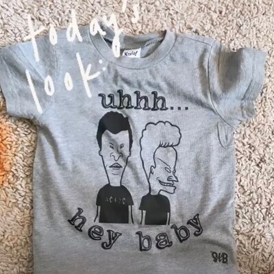 Hey Baby, Beavis, Butthead, Funny 90s Shirt, 90s Kid, Graphic Tee ...