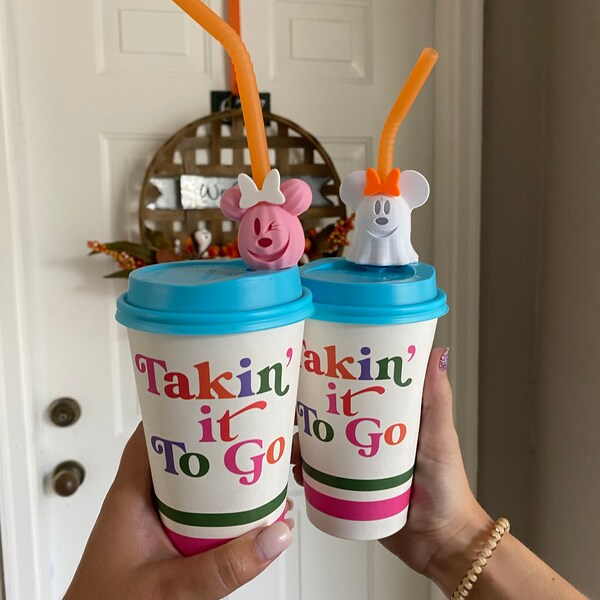 Magical Straw Happy Haunt Ghost | Straw Buddy | Straw Charm | Straw ...