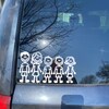 Stick Figure Family Car Decal Sticker - Etsy