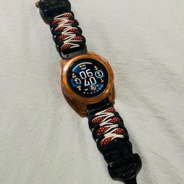 Personalized Paracord Watch Band for Apple Watch Series 1, 2, 3, 4, 5 ...