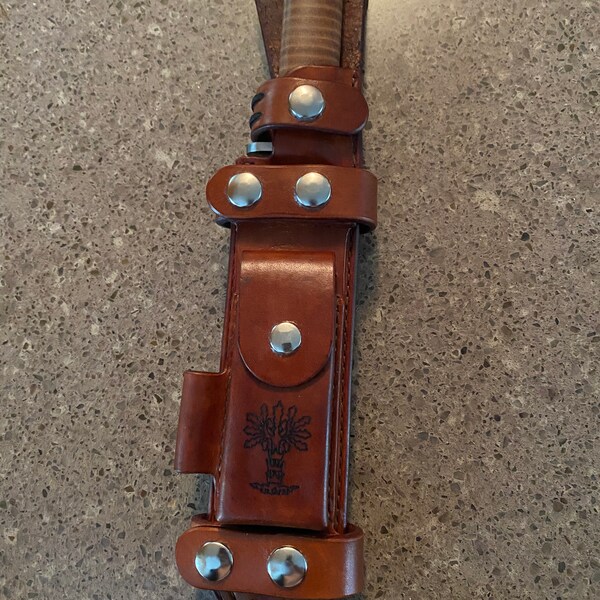 Custom Leather Knife Sheath: Scout or Vertical Carry, Personalized - Etsy