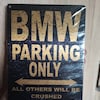 Mini Cooper Classic Car Parking Sign Shed Garage Games Room - Etsy UK