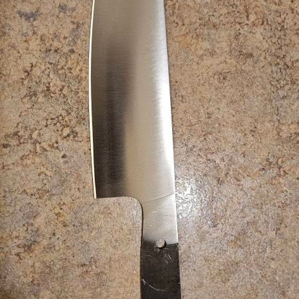 Elmax Steel Kitchen Knife Blank, Hardened Japanese Chef Blade, Full ...