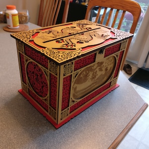 WEDDING MONEY BOX Chinese Eastern Personalised Monogrammed Envelopes ...