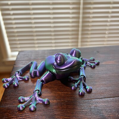 Cute Flexi Print-in-place Frog STL File for 3D Printing - Etsy