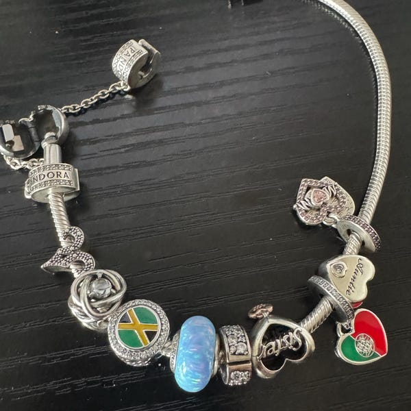 Pandora Croatia Flag Bead Exclusive Charm S925 Silver Travel Jewelry ...