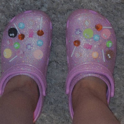 Teddy Bear Croc Charm Set. Flower Croc Charm. Rhinestone Croc - Etsy