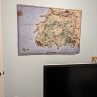 Eorzea Full Color Map From Final Fantasy XIV Online. DIGITAL DOWNLOAD - Etsy Canada