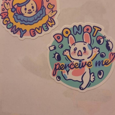 Clowncore Funny Sticker - Etsy