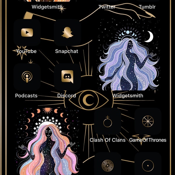 Witchy Expansion Icon Pack | 413 Multi Color iPhone Ios14 App Icons ...