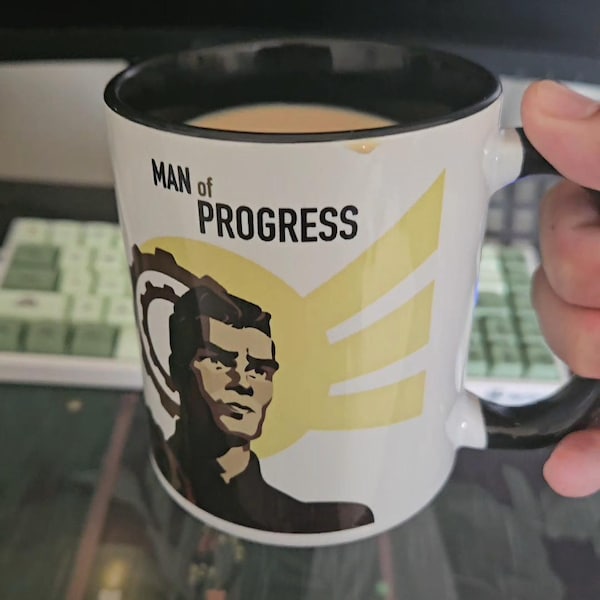 Arcane Jayce "man of Progress" Ceramic Mug - League of Legends Coffee ...