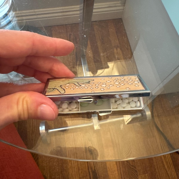 Magic Hand Pill Box - Trinket Box, Pill Case, Pill Holder, Travel ...