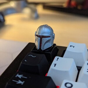 The Mandalorian Backlit LED Keycaps Handmade Resin Custom Artisan - Etsy
