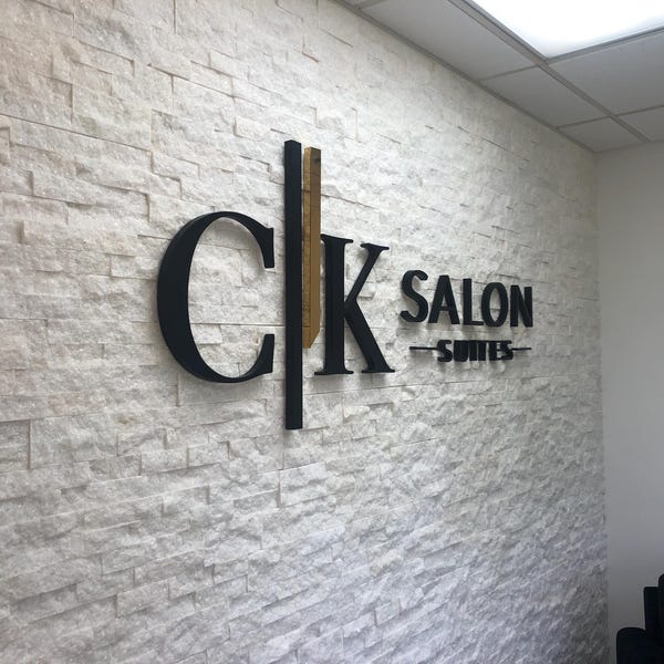 LED Laser Cut INDOOR or OUTDOOR Standoff Business Logo Signs | Make ...