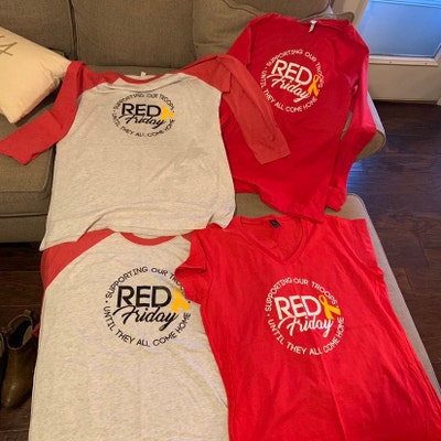Custom Red Friday Shirt, Red Friday Shirt With Name, Until They All ...