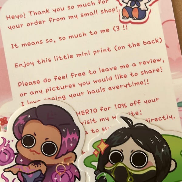 VAL Sticker Set [most Agents!] - Etsy