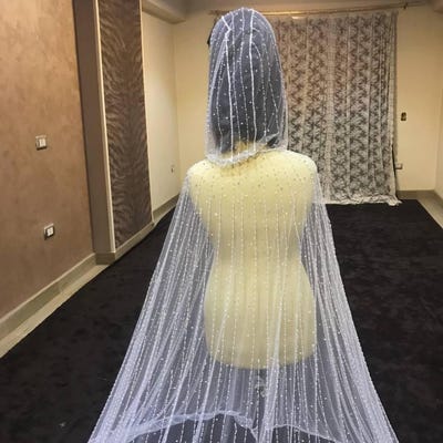 Simple Plain Veil, Ivory Cathedral Veil, Two Layer Veil Hand Cut Veil ...