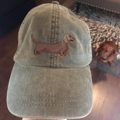 DACHSHUND DOG Hat One Embroidered Men Women Baseball Gift Cap Price ...